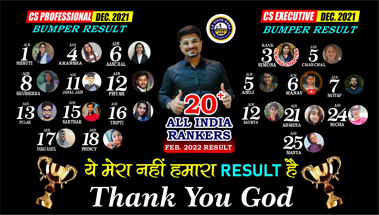 VG Study Hub - Best faculties for CS, CA , CMA and Commerce Students